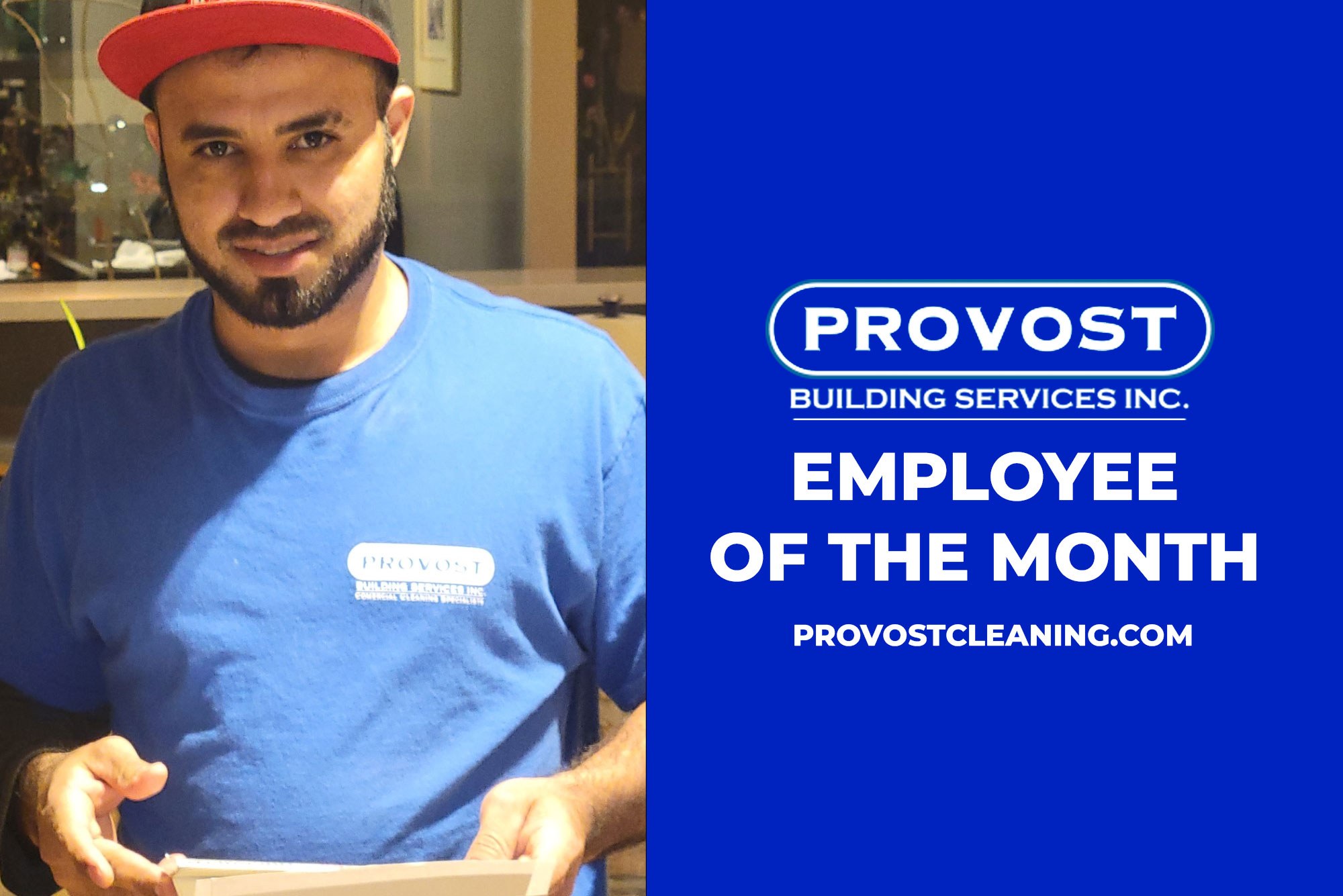 Employee of the Month - April 2024 - Provost Cleaning